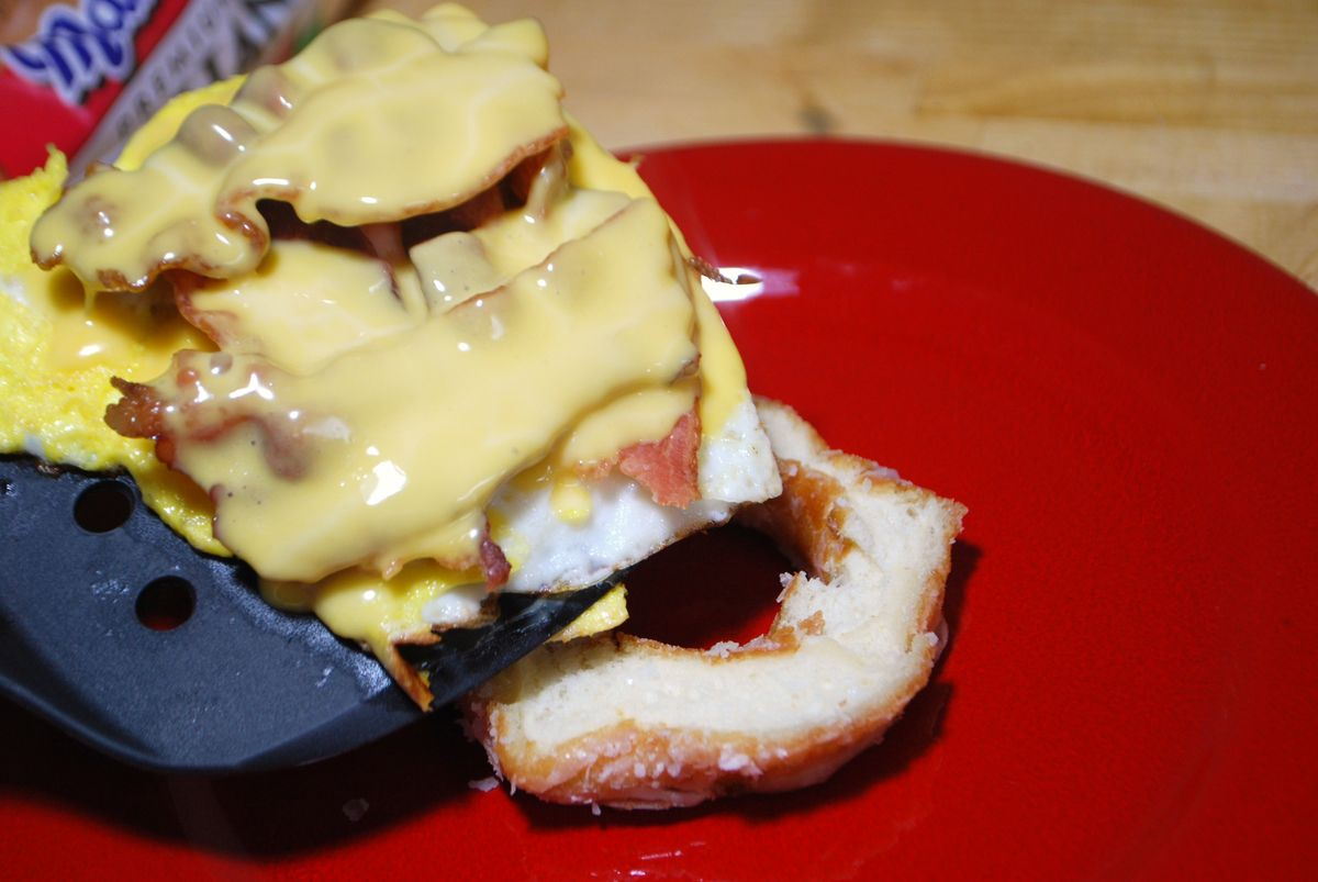 Excess at its best - The Krispy Kreme Breakfast Sandwich - SavoryReviews