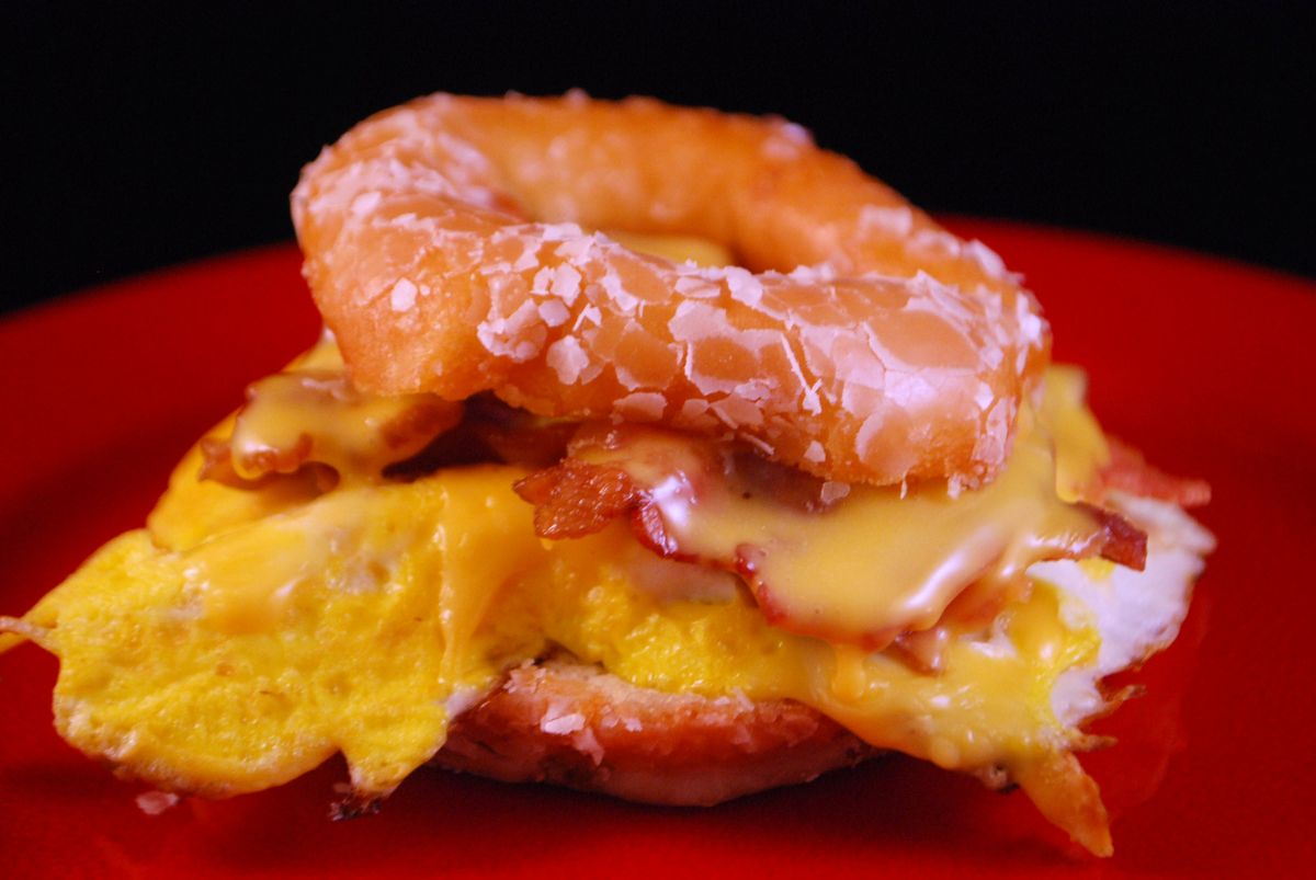Excess at its best - The Krispy Kreme Breakfast Sandwich - SavoryReviews